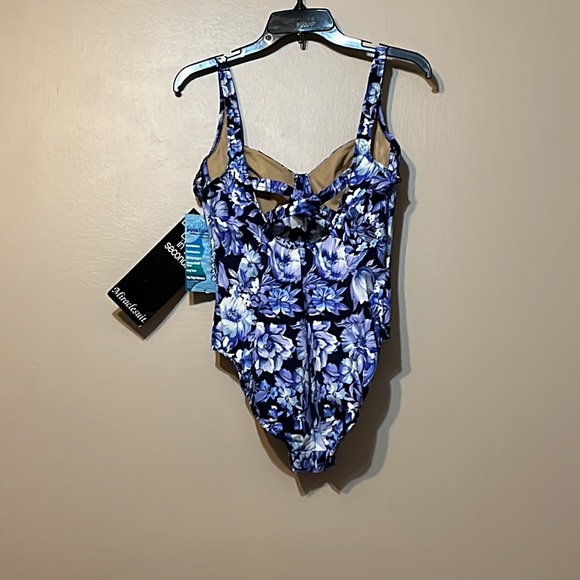Miraclesuit | Swim | Miraclesuit Blue Floral One Piece Large | Poshmark